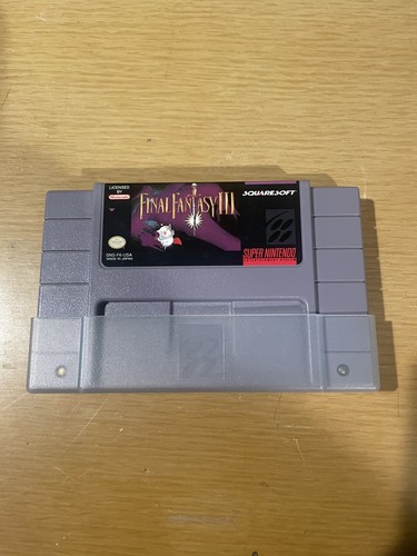 Final Fantasy III Cartridge for Nintendo SNES Tested Working Authentic ...