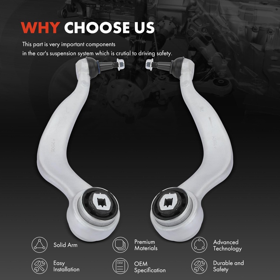 Front Left & Right Lower Control Arm w/ Ball Joint for Cadillac CT6 ...