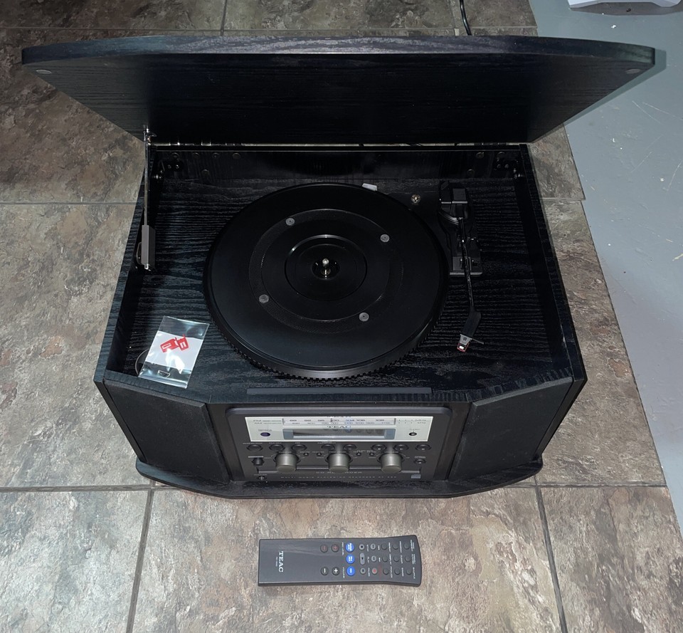 Teac GF-350 Record Player Turntable AM/FM Tuner CD Player/Recorder w ...