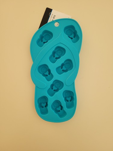 NWT FLIP FLOP Beach Sandal Ice Cube Tray Candy Mold Chocolate Wax Jello ...