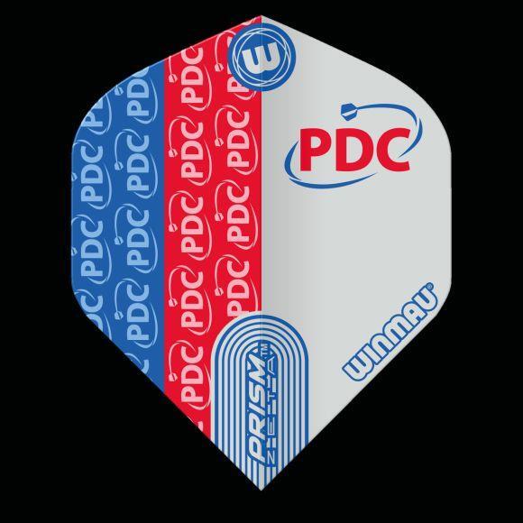 PDC PROFESSIONAL DARTS CORP. RED BLUE WHITE FLIGHTS 2 SETS (6 FLIGHTS ...