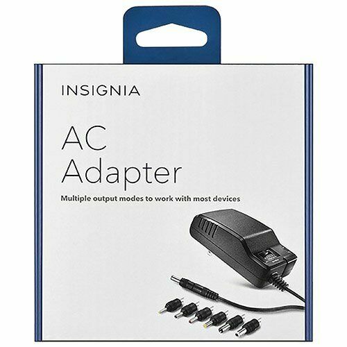 Insignia NS-AC501 Multipurpose AC to DC Power Adapter - Black for sale ...