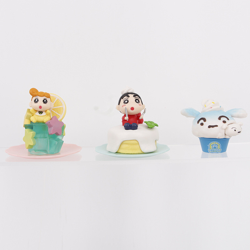 Vibrant Crayon Shin Chan Afternoon Tea Summertime Dessert Pvc Figure ...