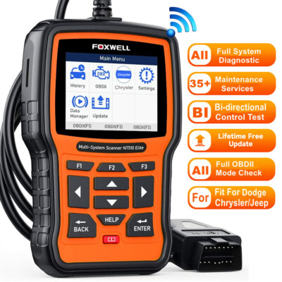 WIFI BIDIRECTIONAL SCANNER OBD2 DIAGNOSTIC SCAN TOOL FIT FOR CHRYSLER ...