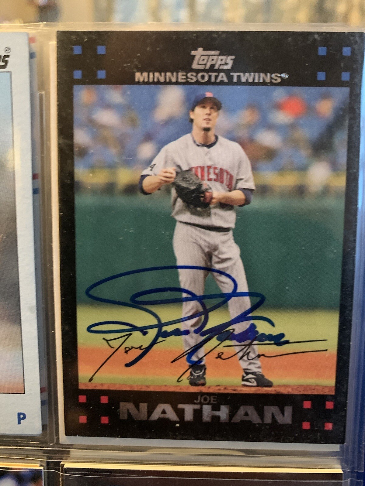 7 Joe Nathan baseball cards. 1 card autographed | eBay