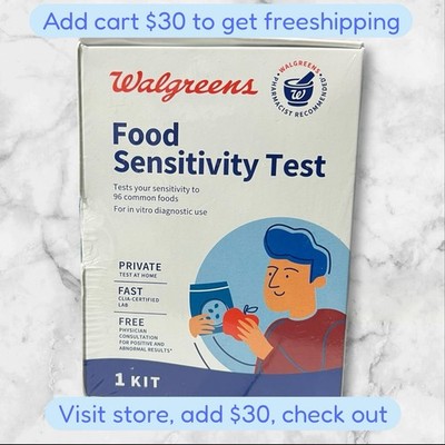 Walgreens Food Sensitivity Test, 1 Kit | eBay