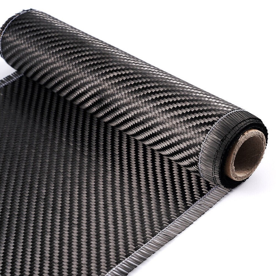 59 x 8 inch Real Carbon Fiber Cloth 2x2 Twill Weave Carbon Fiber Fabric ...