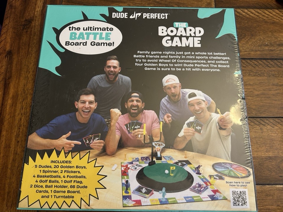 Dude Perfect Board Game Night: Skills & Action For All Ages Competitive ...