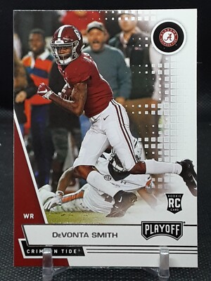DEVONTA SMITH 2021 PLAYOFF DRAFT ROOKIE EAGLES ALABAMA CRIMSON TIDE G2 ...