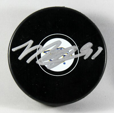 MATT DUCHENE SIGNED NASHVILLE PREDATORS Puck NHL PREDS STAR AUTOGRAPHED ...