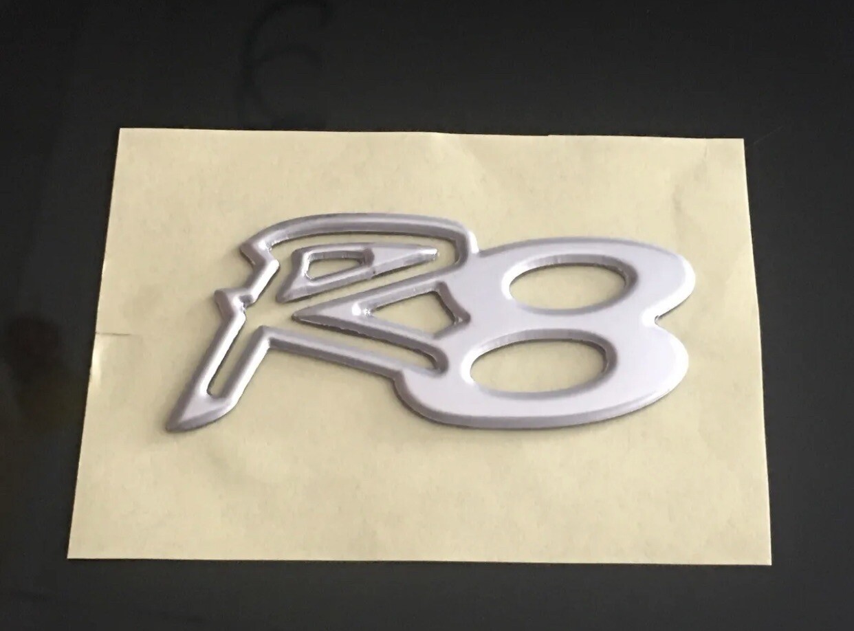 HSV VT VU VX R8 matte silver senator clubsport maloo stick on badge X 3 ...