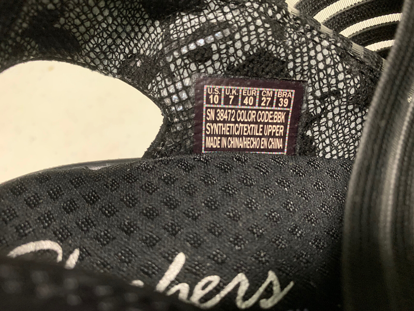 Skechers Womens Rumblers Black Slingback Wedge Sandal… - Gem