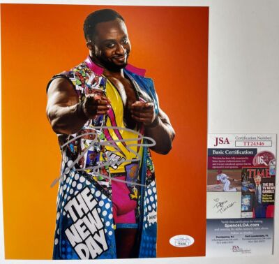 WWE NXT Big E Signed 8x10 Photo F Autograph New Day WrestleMania JSA ...