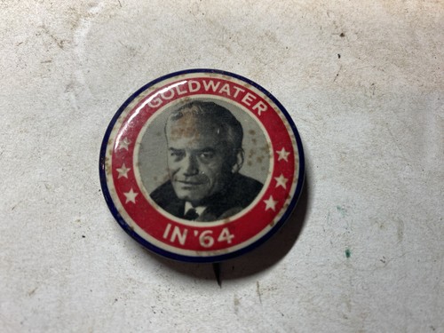 Vintage Goldwater In ‘64 Political Pinback Pin Button | eBay