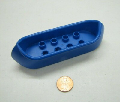 Lego Duplo Blue Canoe Boat For Figures Replacement Piece 2X8 Native ...