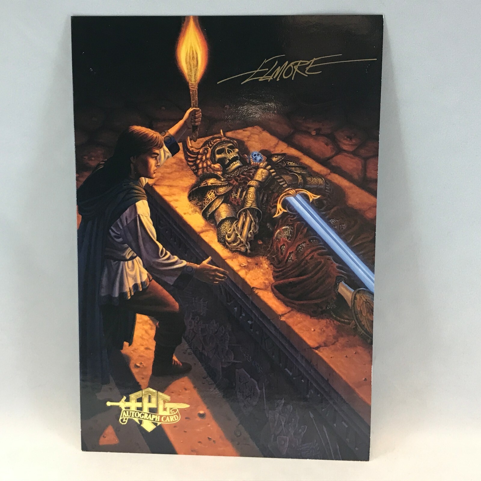 FPG LARRY ELMORE COLOSSAL CARDS 1995 Pack-Pulled Artist AUTOGRAPH CARD ...