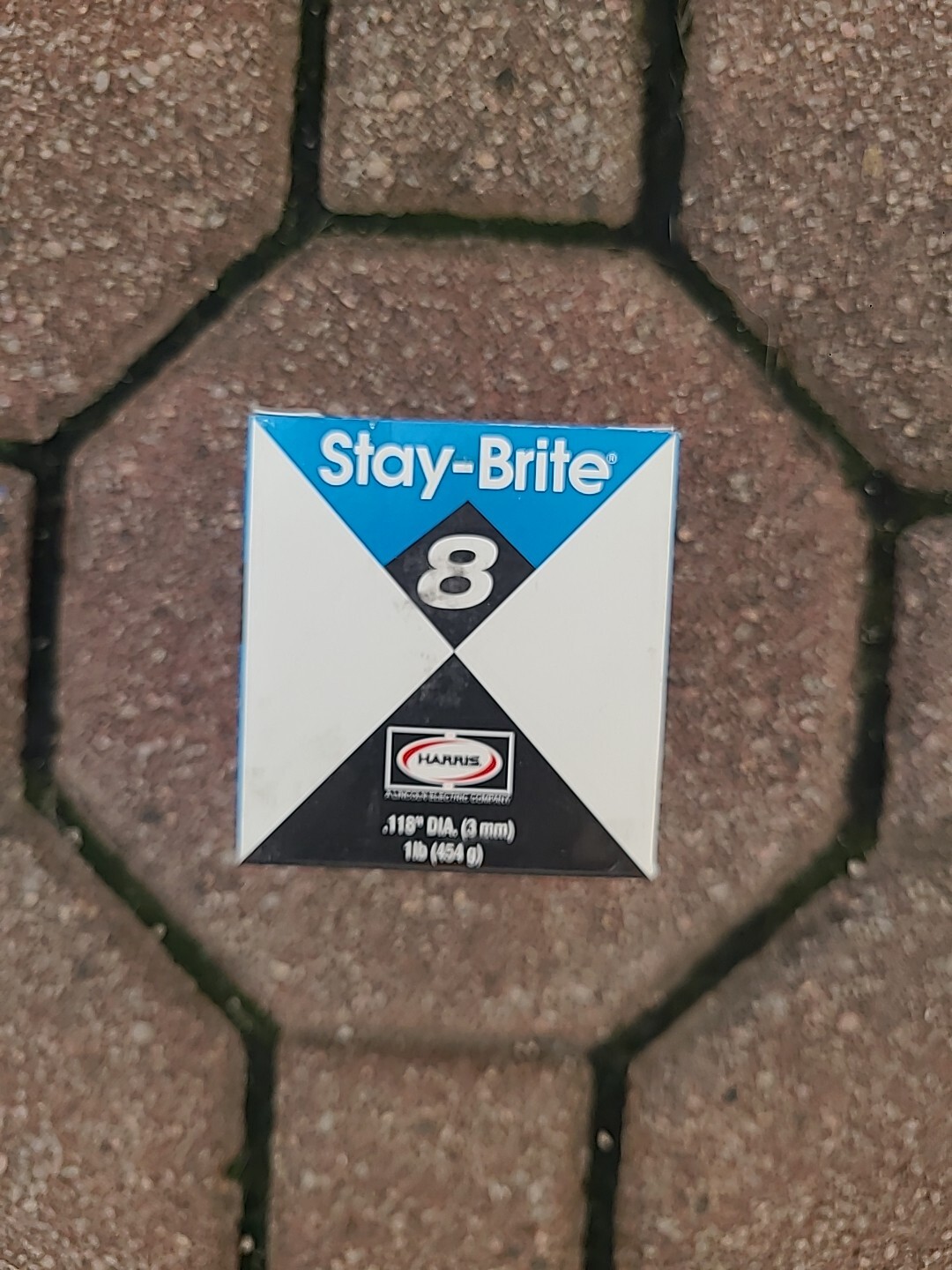 Harris stay-brite #8 silver-bearing lead solder(.118" DIA) (1lbs) for ...