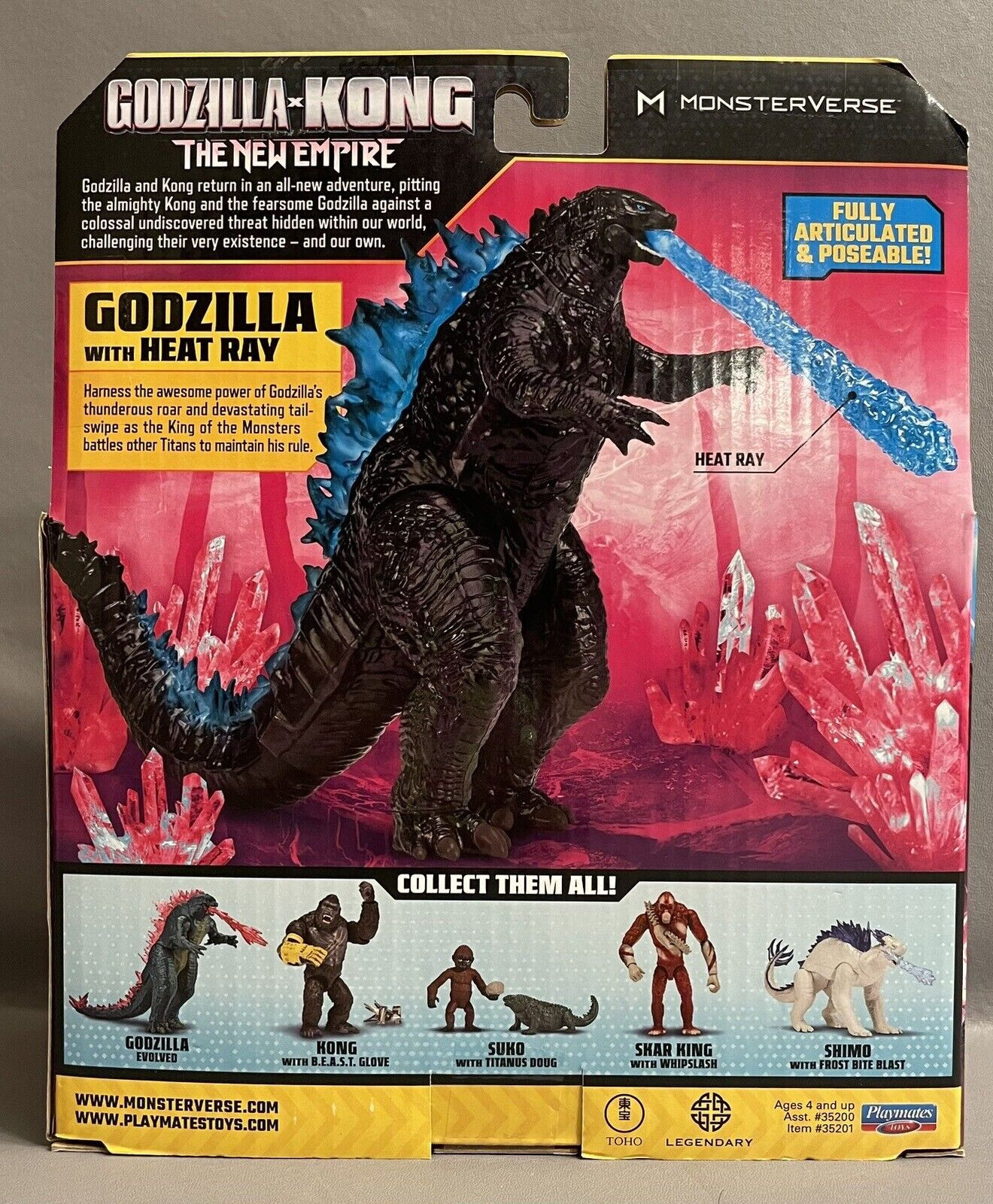 Godzilla X Kong: the new empire - Godzilla W/Heat Ray Action Figure ...