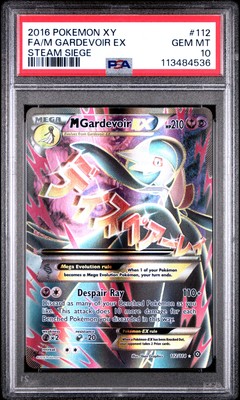 2016 POKEMON XY STEAM SIEGE #112 FULL ART/M GARDEVOIR EX PSA 10 | eBay