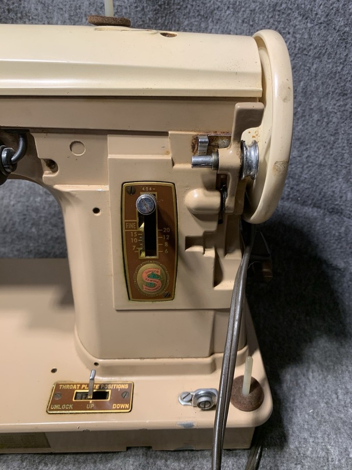 Vintage Singer 404 Slant Needle Sewing Machine TESTED WORKING | eBay