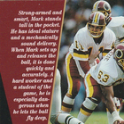 1993 Select #139 Mark Rypien Washington Redskins Shadle Park ...