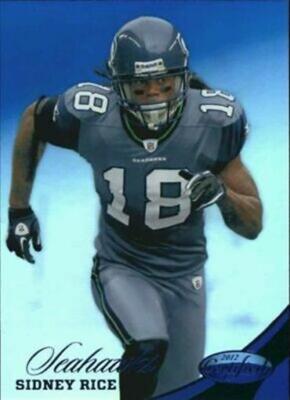 SIDNEY RICE 2012 Certified Blue #145 SEATTLE SEAHAWKS 078/100 | eBay