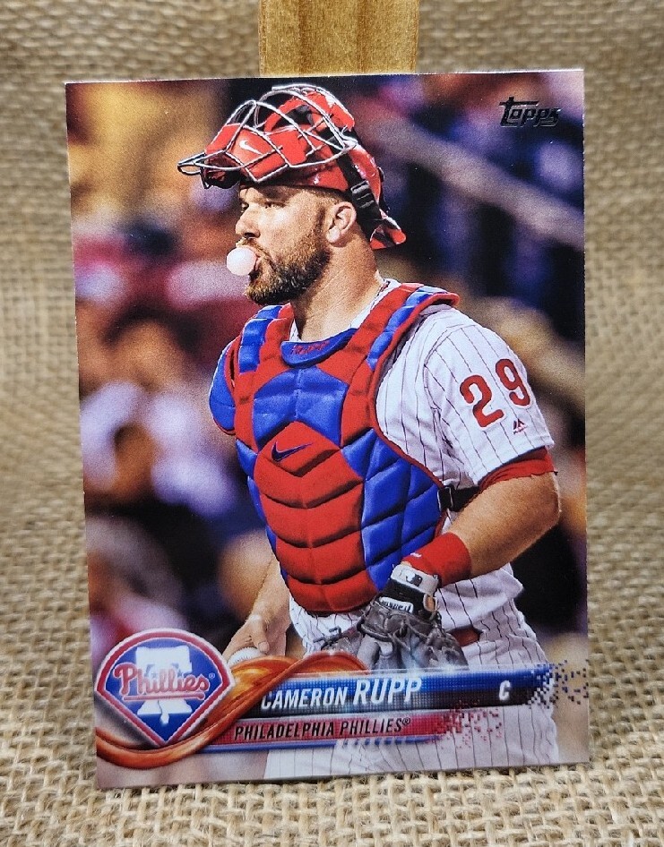 2018 Topps Series 1 Cameron Rupp Baseball Card #308 Phillies FREE S&H ...