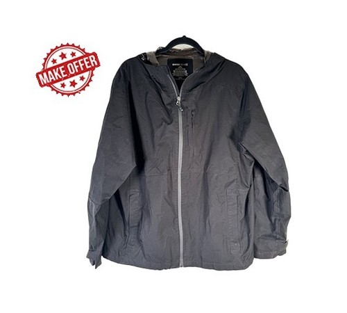 Swiss Tech Black Weatherproof Rain Resistant Jacket Full Zip Coat ...