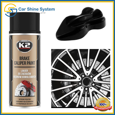 K2 Brake Caliper BLACK HIGH GLOSS Heat 260°C Temperature Resistant ...