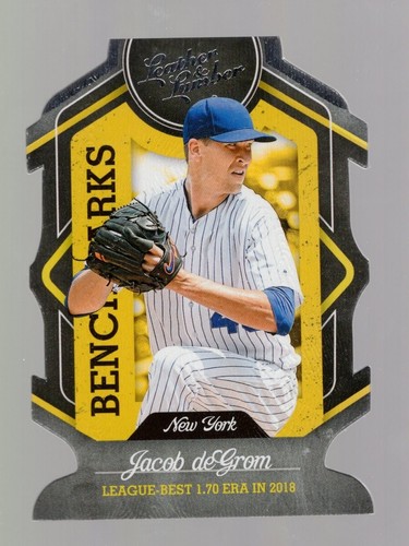 2019 Panini Leather & Lumber Baseball Jacob deGrom #B-4 Benchmarks Die ...