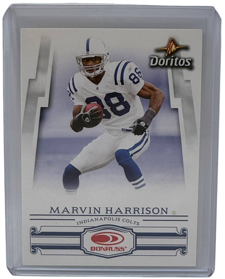 Marvin Harrison 2007 Donruss Frito Lay Doritos NFL Football Card Colts ...