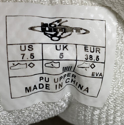 Cheer Dance Shoes Girls White Size 7.5 No Limit Cheerleading Athletic ...