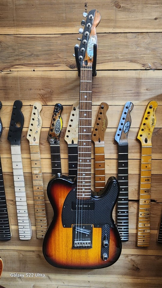 NOS Custom American HS Telecaster/Case 5way Carbon Fiber. All Bells ...