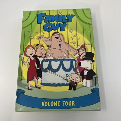 Family Guy Volume 4 (DVD 3-Disc Set) Animated Sitcom Seth MacFarlane ...