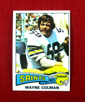 1975 TOPPS SET BREAK #494 WAYNE COLMAN New Orleans Saints NM | eBay