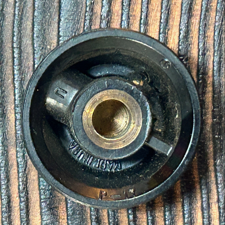 Bakelite Control Knob / Old Vintage Ham Radio Tube Transmitter Receiver ...