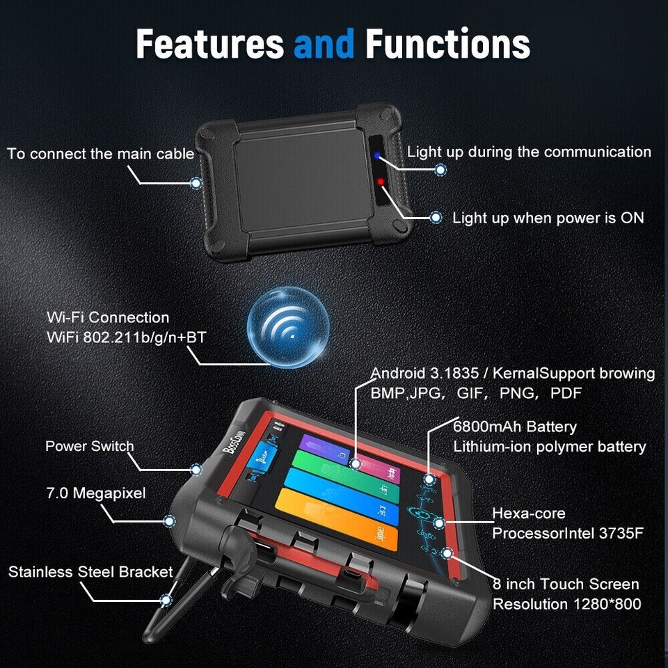 DODGE RAM 2025 Professional Full-Service Auto Diagnostic OBD2 Scanner ...