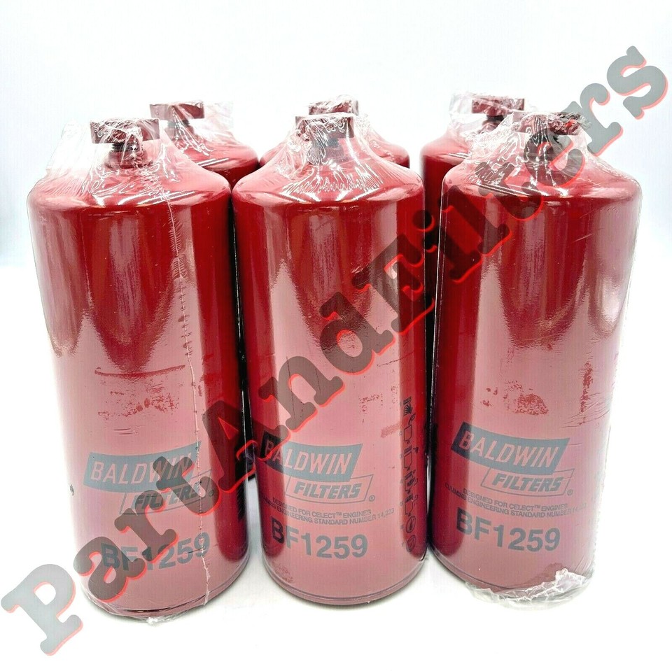 Baldwin Filters BF1259 Fuel/Water Separator Spin-on with Drain (6 Pack ...