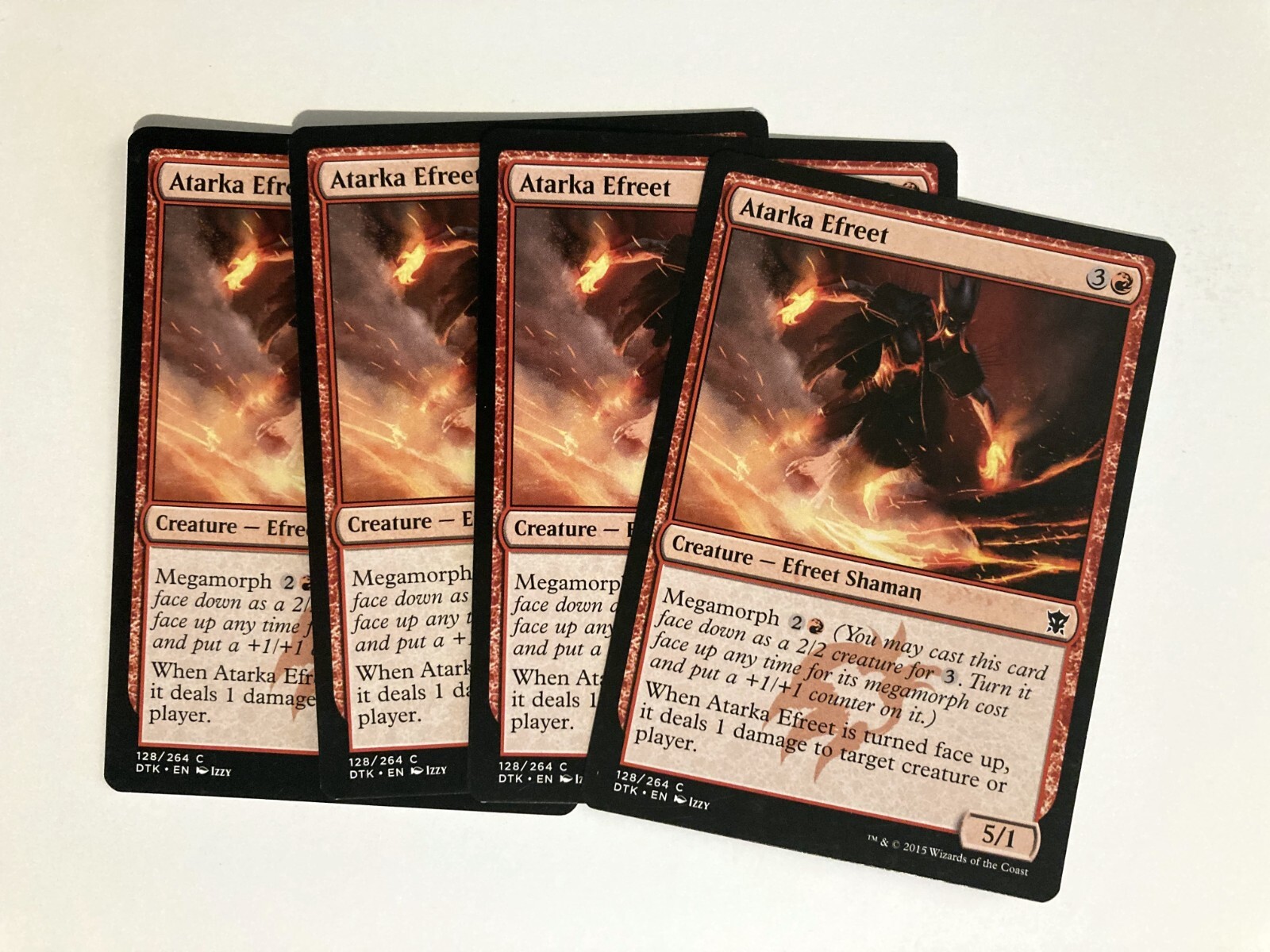 Atarka Efreet (4) NM Dragons of Tarkir MTG Magic the Gathering | eBay