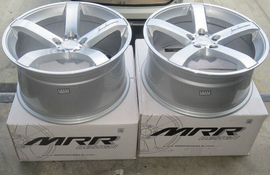 MRR VP5 Silver Machined Wheels For Chevy Corvette C5 18x8.5 / 19x9.5 Rims Set 4 | eBay