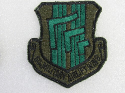 US Air Force 60th Military Airlift Wing Subdued Sew On Uniform Patch ...