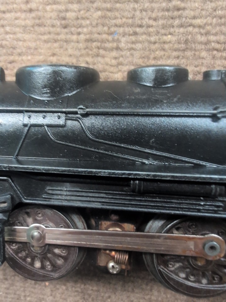 Nice Vintage Marx 666 2-4-2 Die-cast Zinc Steam Locomotive w/ Smoker ...