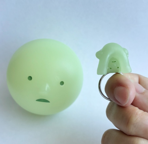 Genuine Smiski Ring Gacha (Peeking) - Glow In the Dark - RARE | eBay