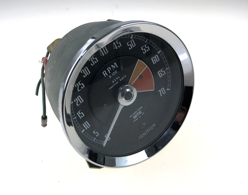 Smiths Tachometer RPM 4 cyl w/Ignition Indicator Jaguar? Triumph? 7k ...
