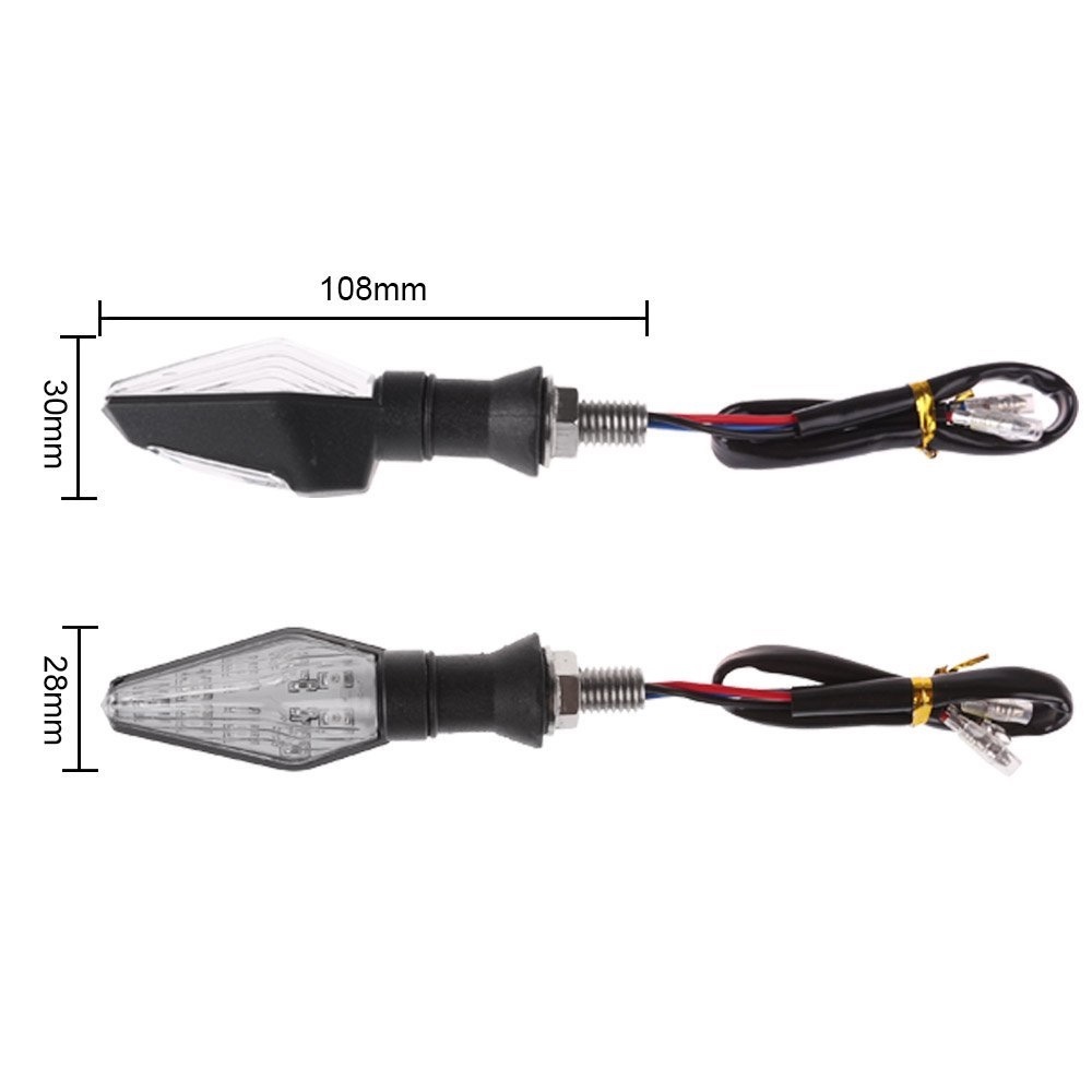 4 LED Turn Signal Kit Dual Sport Enduro Blinker Light Street Legal Dirt ...