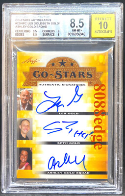 2013 POP CENTURY AUTO: LES/SETH/ASHLEY GOLD "HARDCORE PAWN" BGS 8.5 ...
