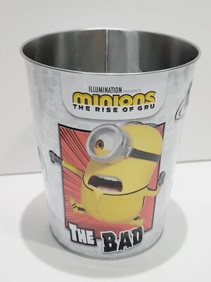 New Amc Popcorn Tin/ Bucket Minions The Rise | Grelly USA