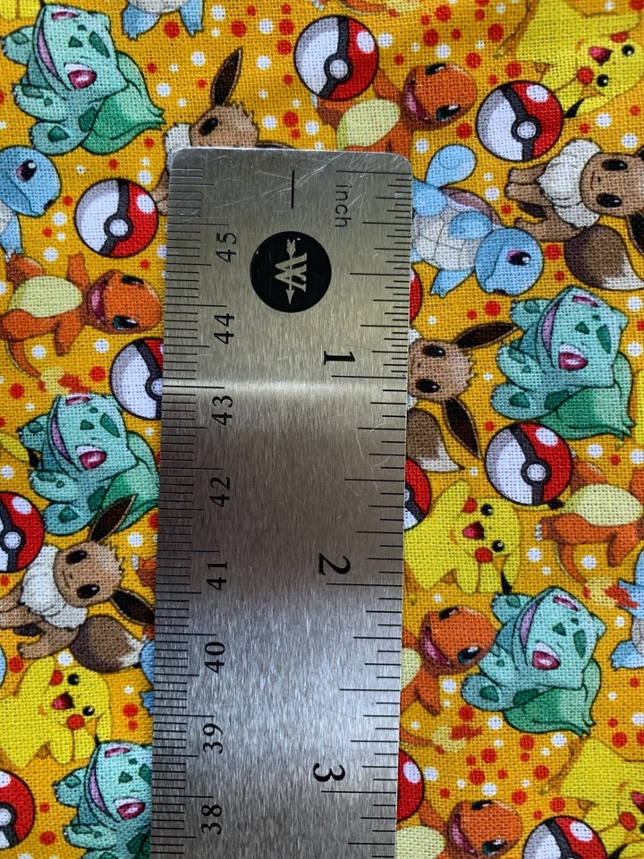 100% cotton Pokemon Fabric by half yard and 1yard ,for Embroidery and ...