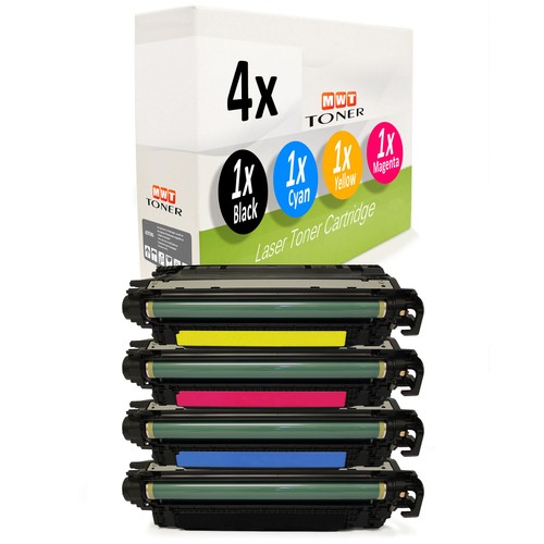 4x MWT Toner kompatibel für HP Color LaserJet Professional CP-5225-DN ...