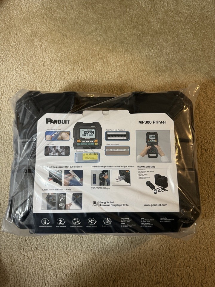 Panduit MP300 Portable Label Maker With Epson Software 613056763425 | eBay